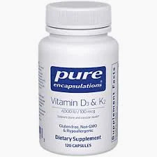 Buy Pure Encapsulations Vitamin D3 & K2 – Bone, Heart & Immune Support ...